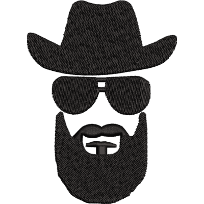 Men Face Design - Boy Embroidery Design, Men - Machine Embroidery Design